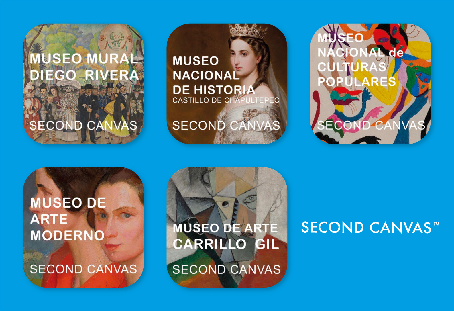 Cinco nuevas apps Second Canvas de museos mexicanos - Second Canvas